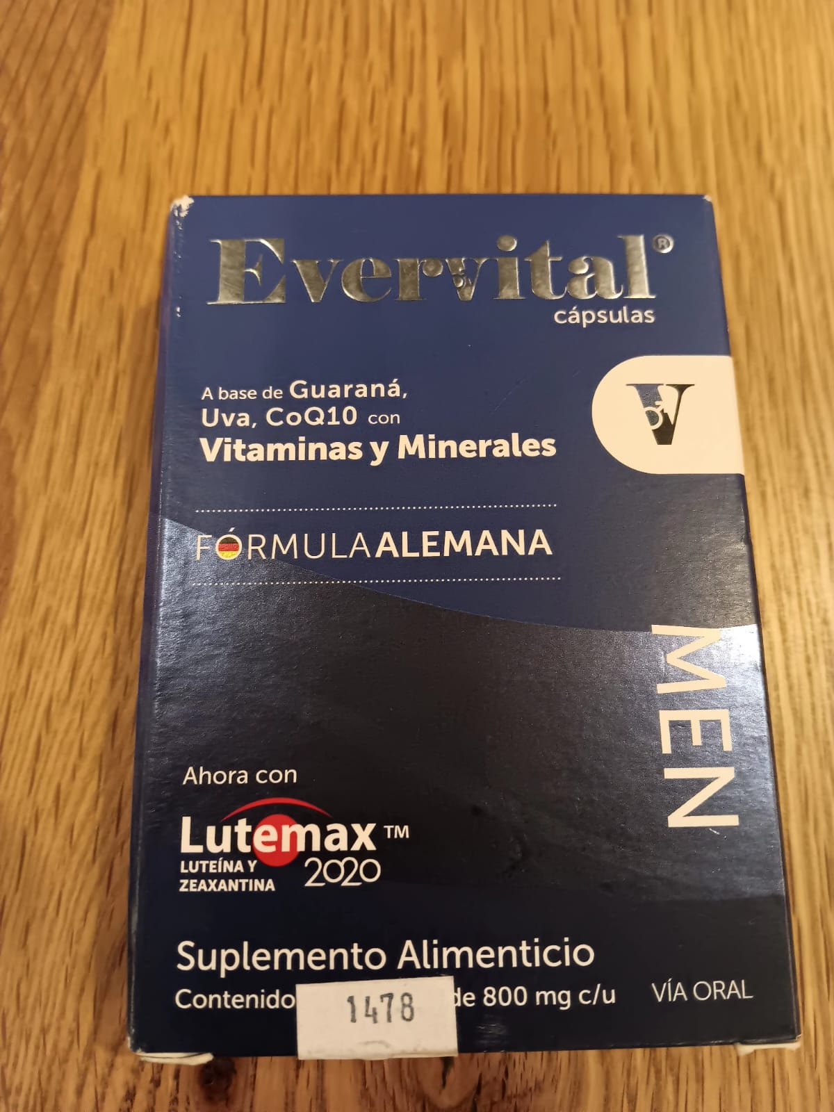 Evervital Men Vitaminas y Minerales 30 Cápsulas – Mis Pedidos de Mexico